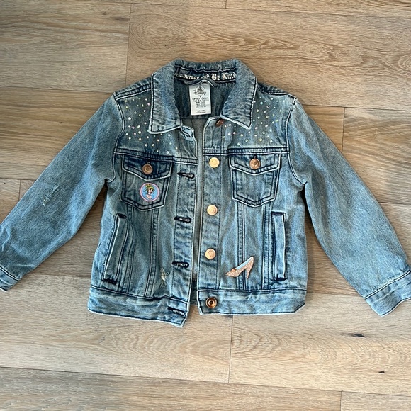 Disney | Jackets & Coats | Like New Disney Cinderella Denim Jacket ...
